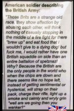 An American soldier describing the British Army | FMTTM