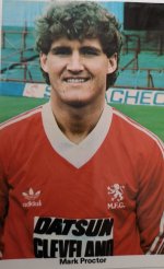 This day 1992 - Mark Proctor played his final Boro home game | FMTTM